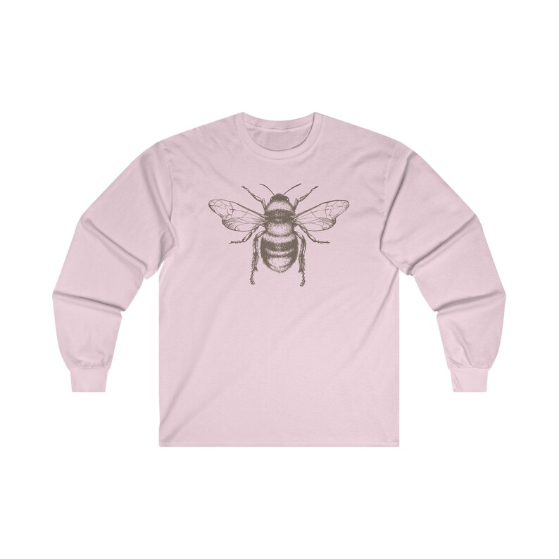Bumble Bee Long Sleeve T-shirt Honey Bee Lover Sweater, Cottagecore ...