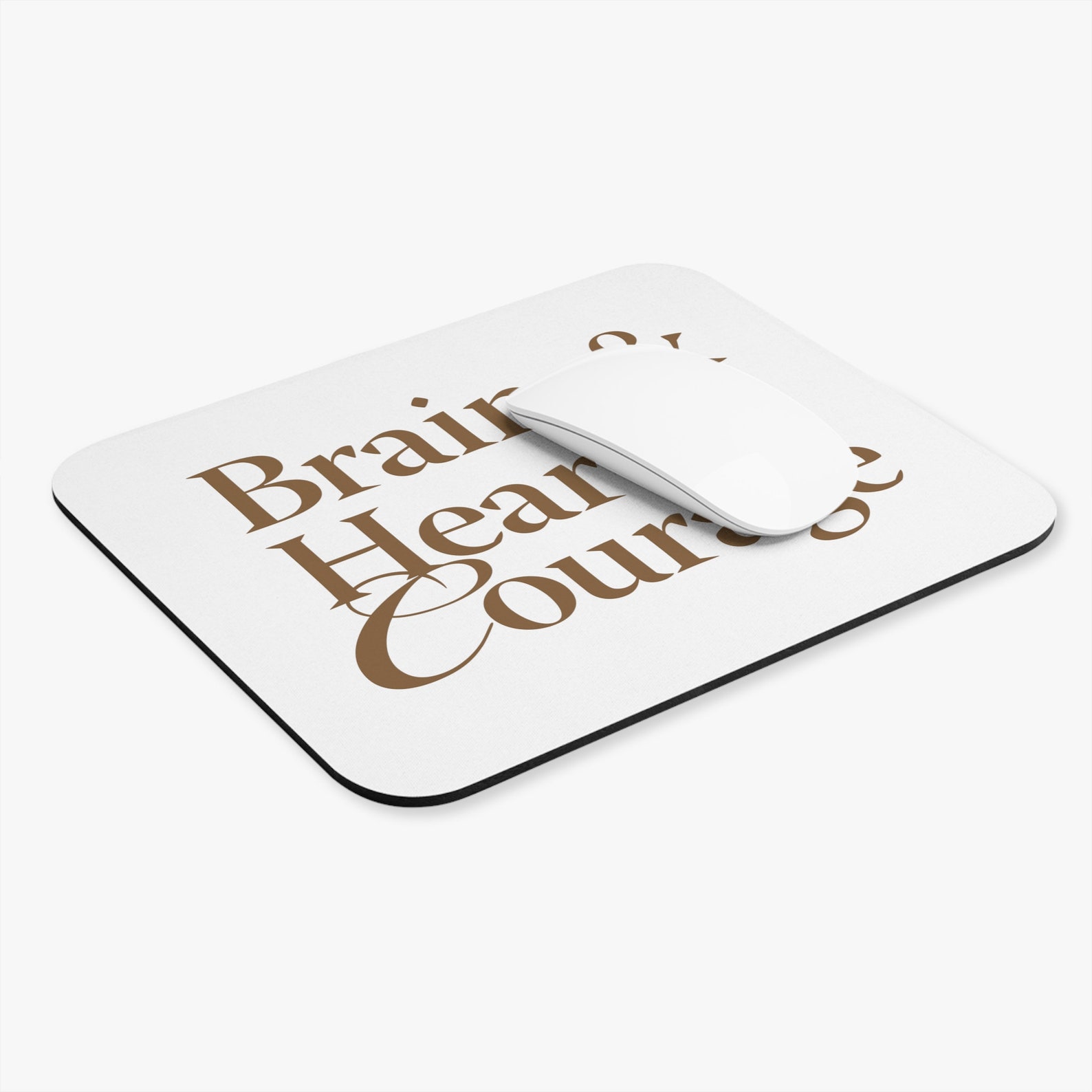 Wizard of Oz Quote, Brains & Heart + Courage Phrase Mouse Pad ...