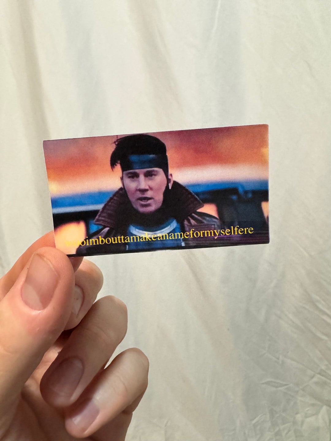 Gambit Meme Sticker: Funny Movie Quote, Waterproof Laptop Decal - Etsy