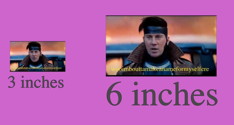 Gambit Meme Sticker: Funny Movie Quote, Waterproof Laptop Decal - Etsy