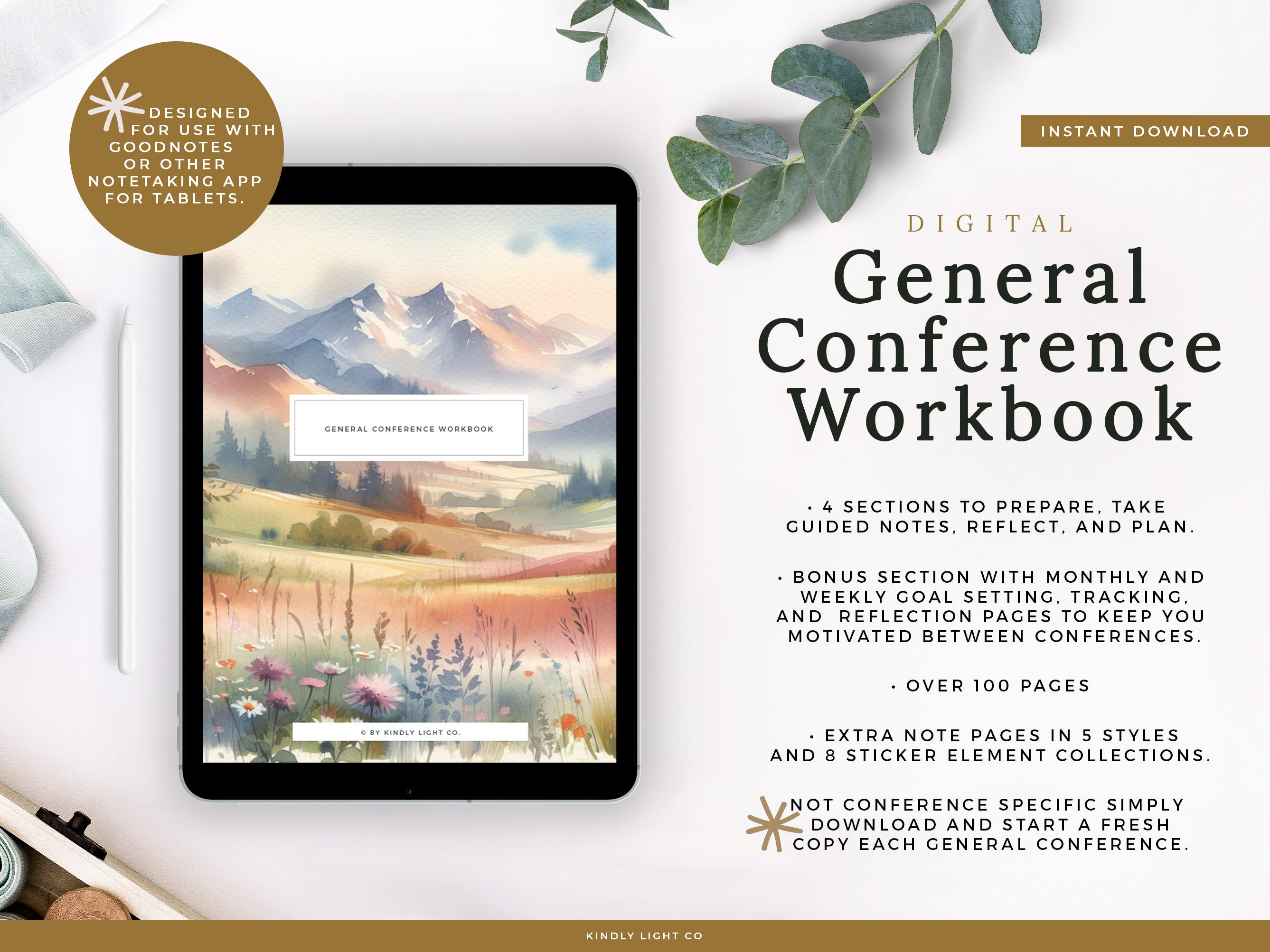 October 2024 General Conference Digital Workbook | Portrait Orientation ...