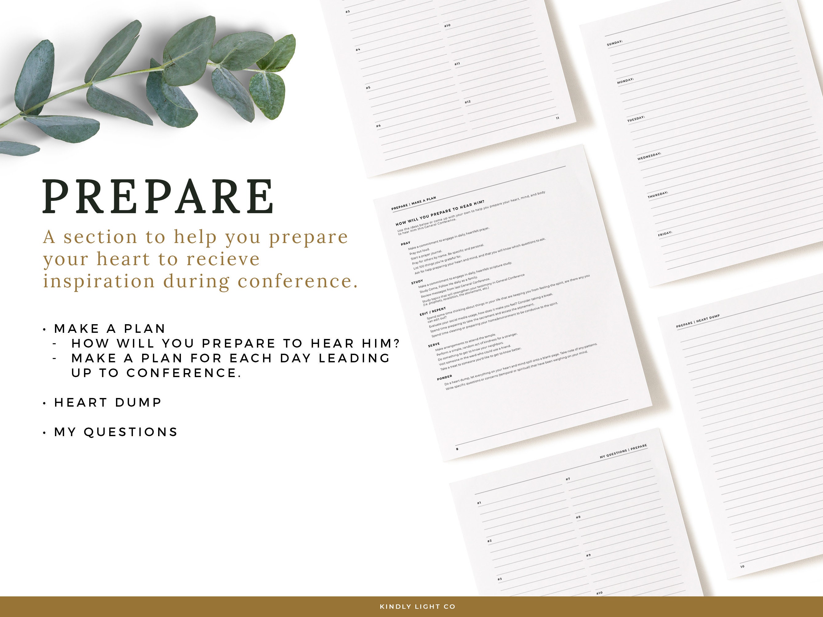 October 2025 Printable General Conference Workbook | Instant Download ...