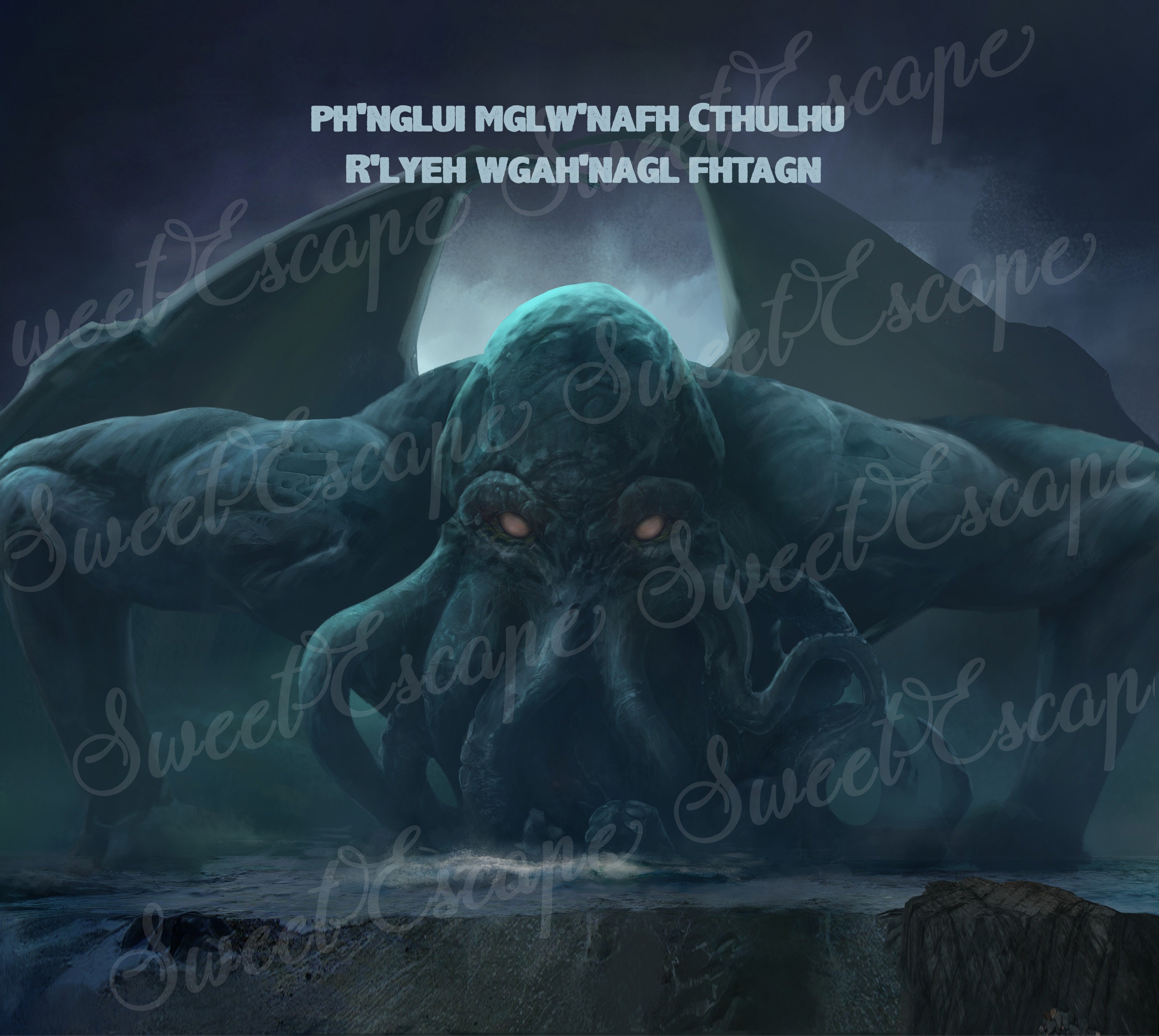 Cthulhu Tumbler Wrap - Etsy