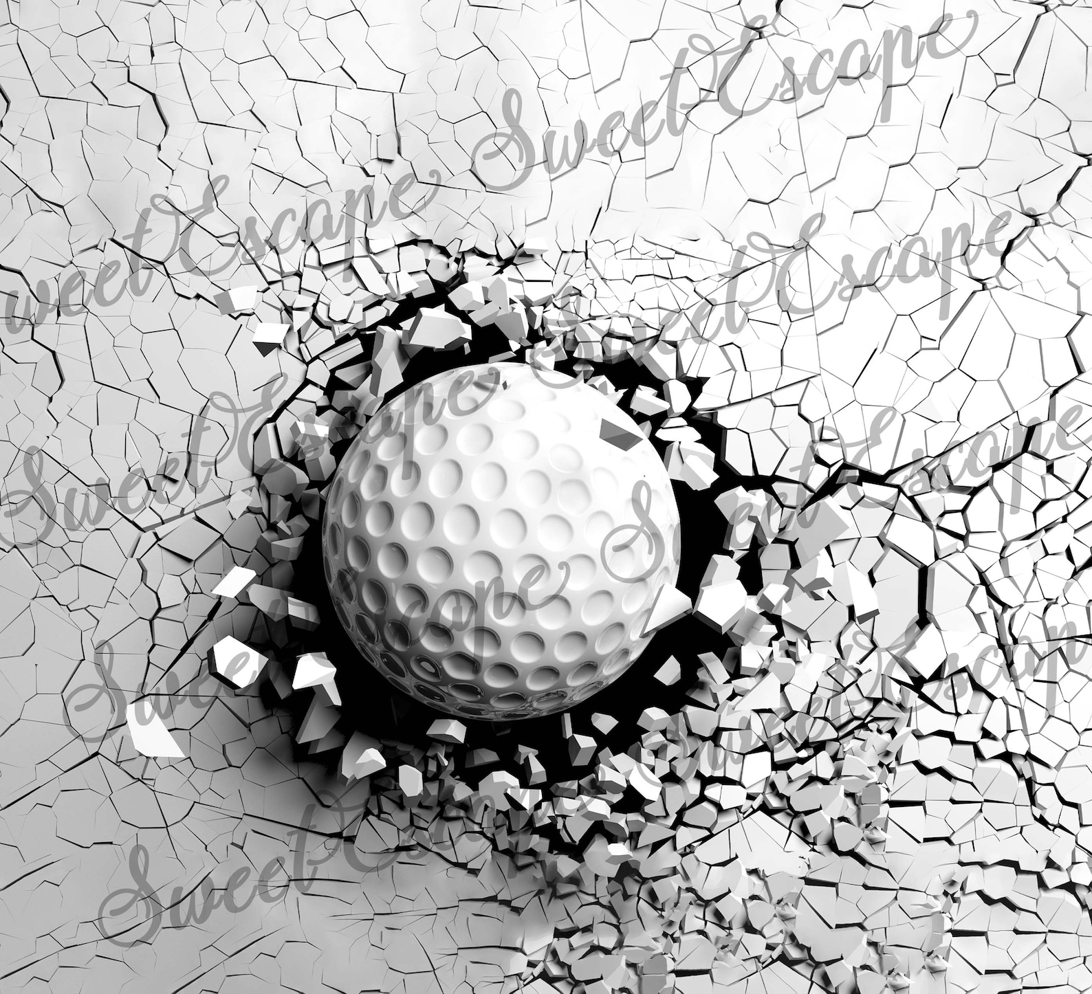 Golf Ball Shatter Tumbler Wrap - Etsy