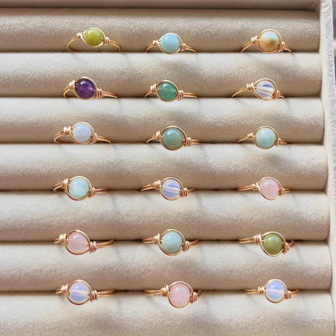 Crystal Ring, Natural Gemstone Ring, Custom Jewelry, Gemstone Ring ...