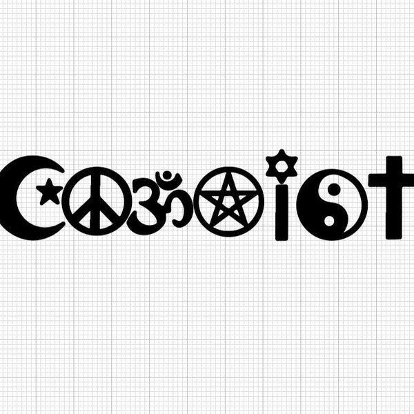 Coexist - Etsy