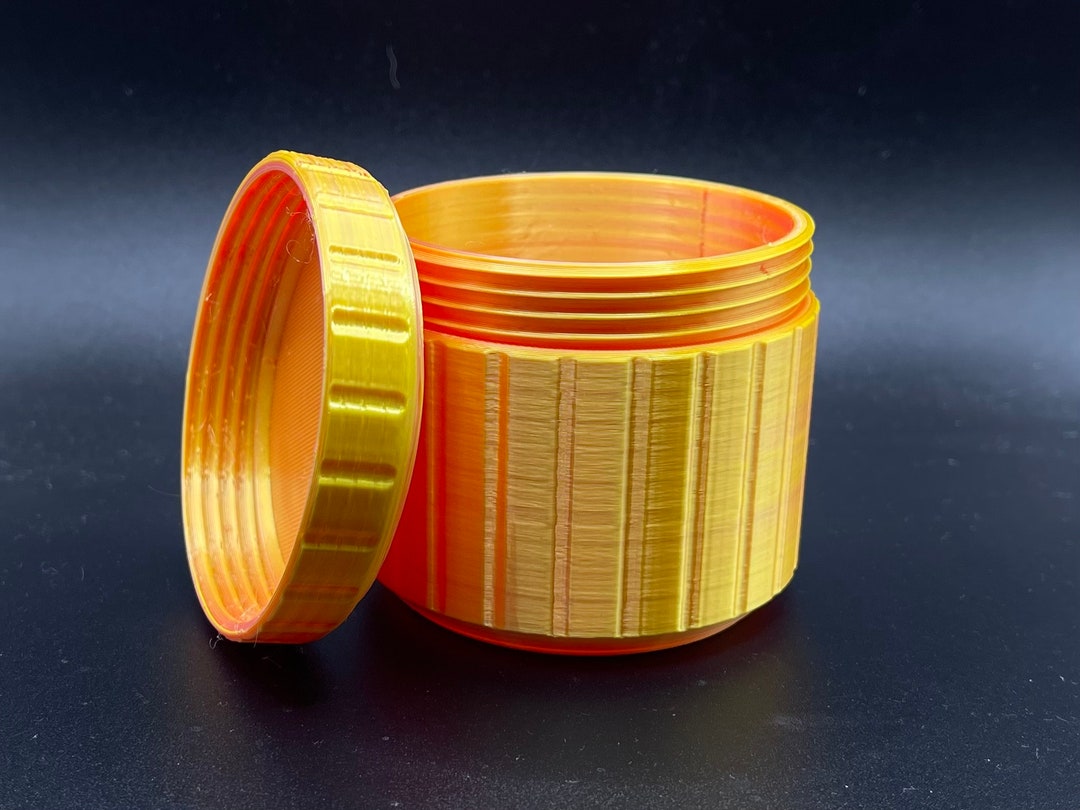3D Printed Screw Top Easy Opening Stash Jar / Pot / Container | Smell ...