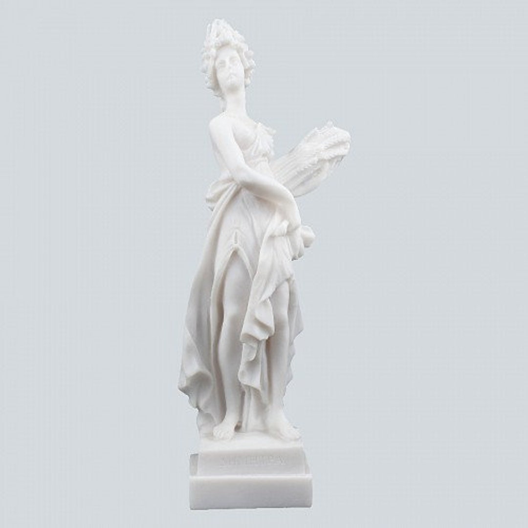Demeter Statue 26cm Alabaster Goddess Sculpture Greek Mythology Home ...