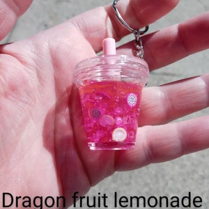 Mini Bubble Tea Keychain/slushy Keychain/coffee Keychain/mini Cup/mini ...