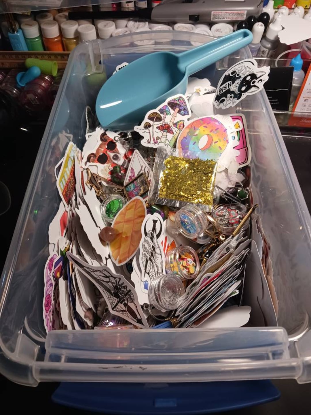 Lucky Craft and Crystal Scoops/lucky Sticker Scoop/lucky Resin Scoops ...