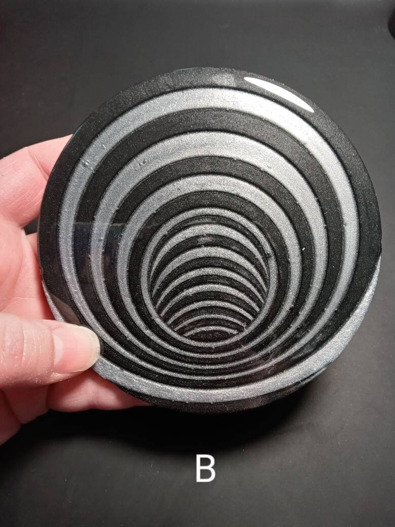 Optical Illusion Resin Coasters - Etsy