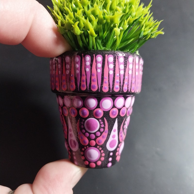 Dot Mandala Pot - Etsy
