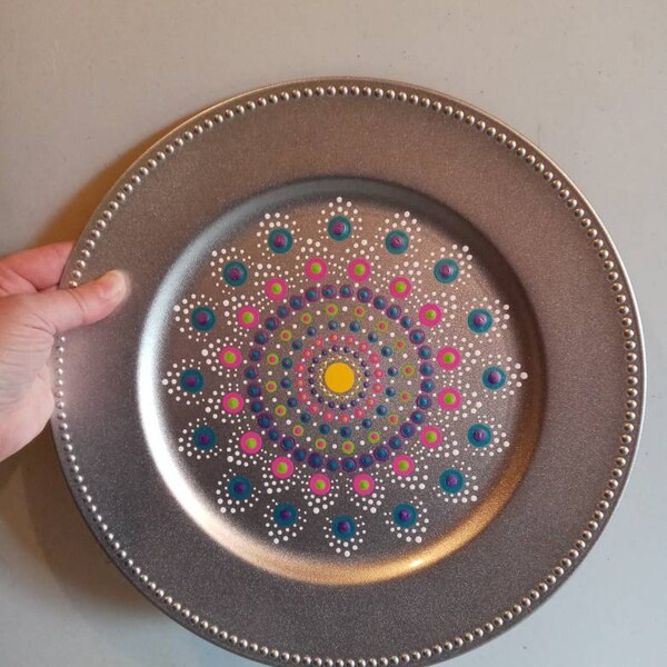 Mandala Plate - Etsy