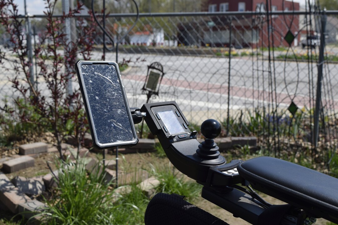 Heavy Duty Rugged Permobil Wheelchair Powerchair Phone Mount Holder 1 ...