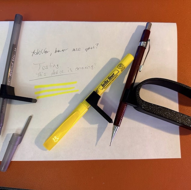 Adaptive Writing Mobility Aid Pen Multi-purpose Hand Cuff Quadriplegic ...