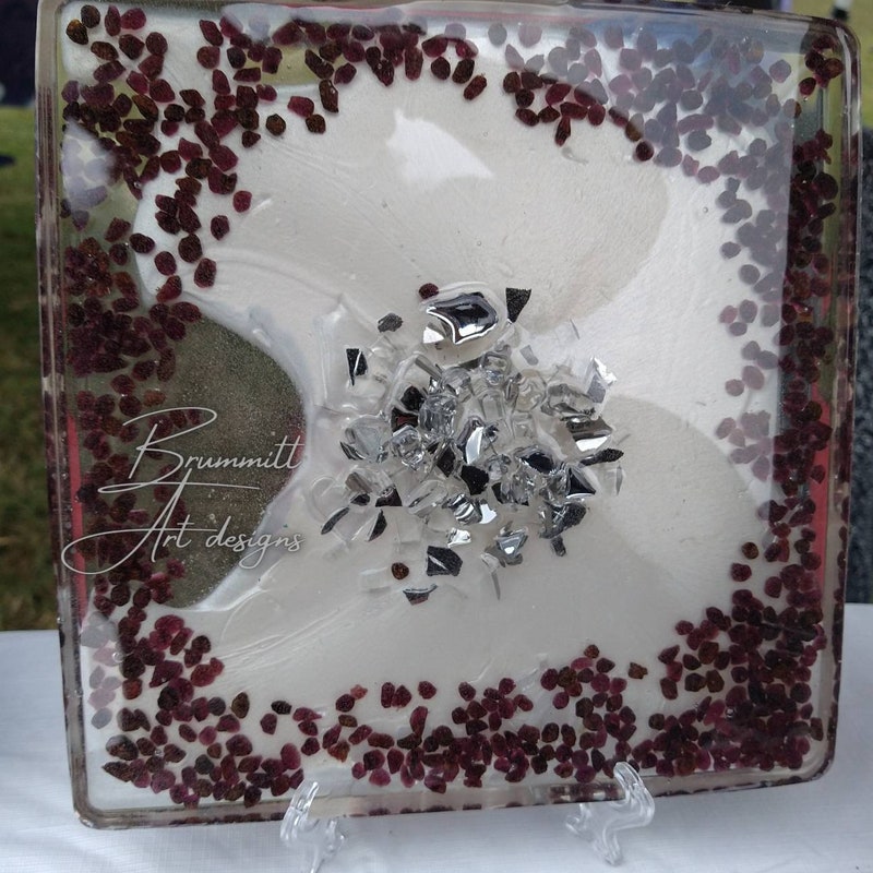 Resin Geode Wall Plates - Etsy