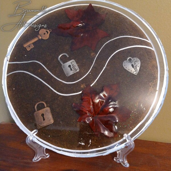 Resin Geode Wall Plates - Etsy