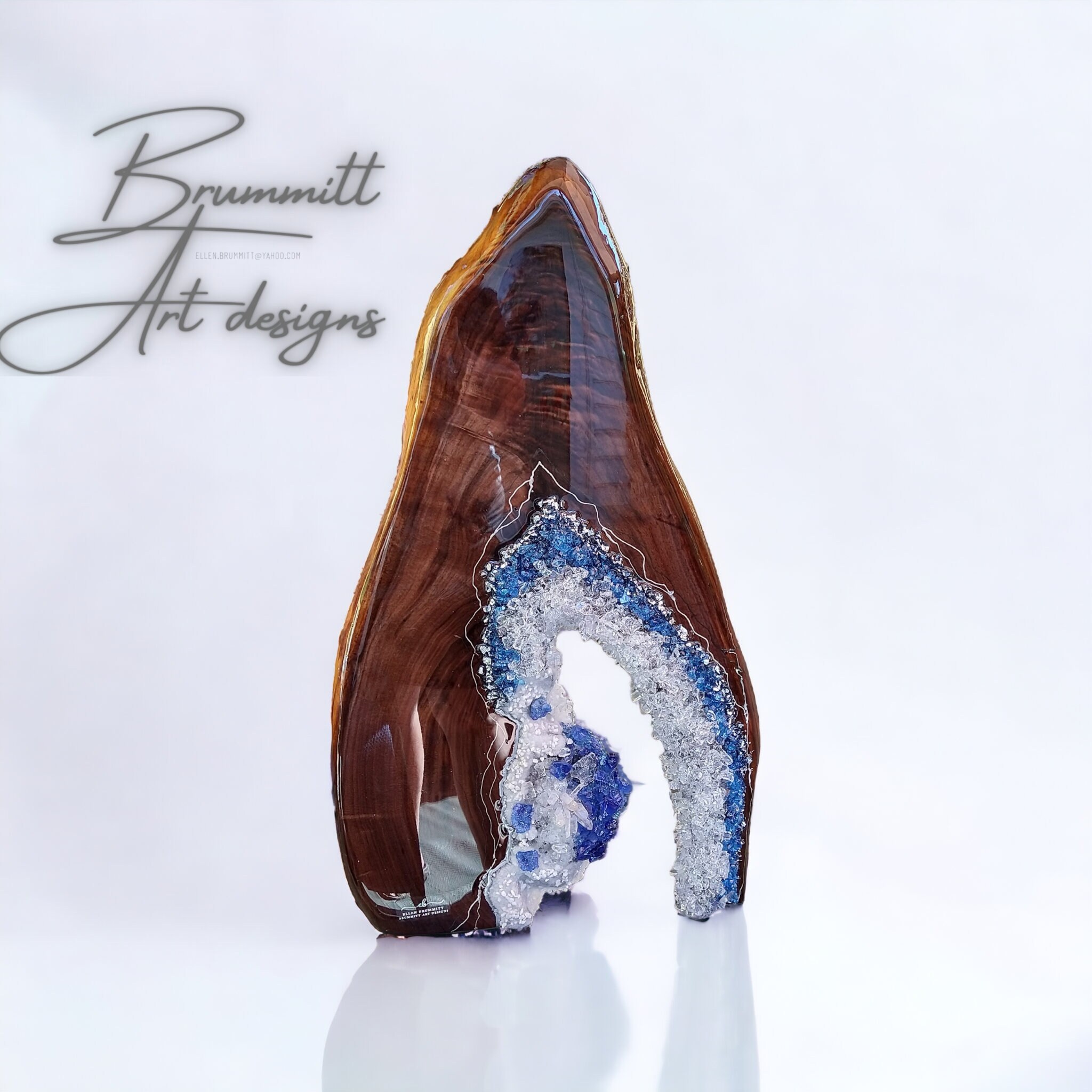 Resin Geode Wood Art-walnut Wood Slab - Etsy