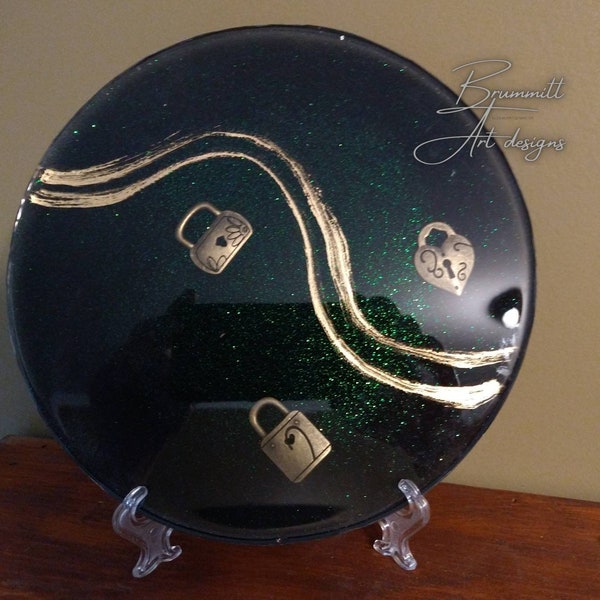 Resin Geode Wall Plates - Etsy