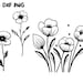 Poppy SVG Bundle Svg, Dxf, Png, Cut File, Flower Svg, Flower Svg File ...