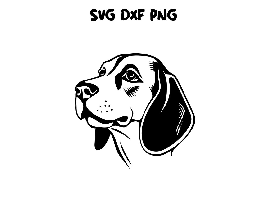 Beagle Svg Beagle Clipart Beagle Png Beagle Head Beagle - Etsy