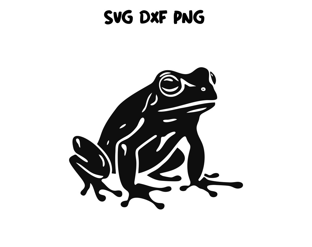 Frog SVG, Digital File Frog for Printing on T-shirts, File for Paper ...