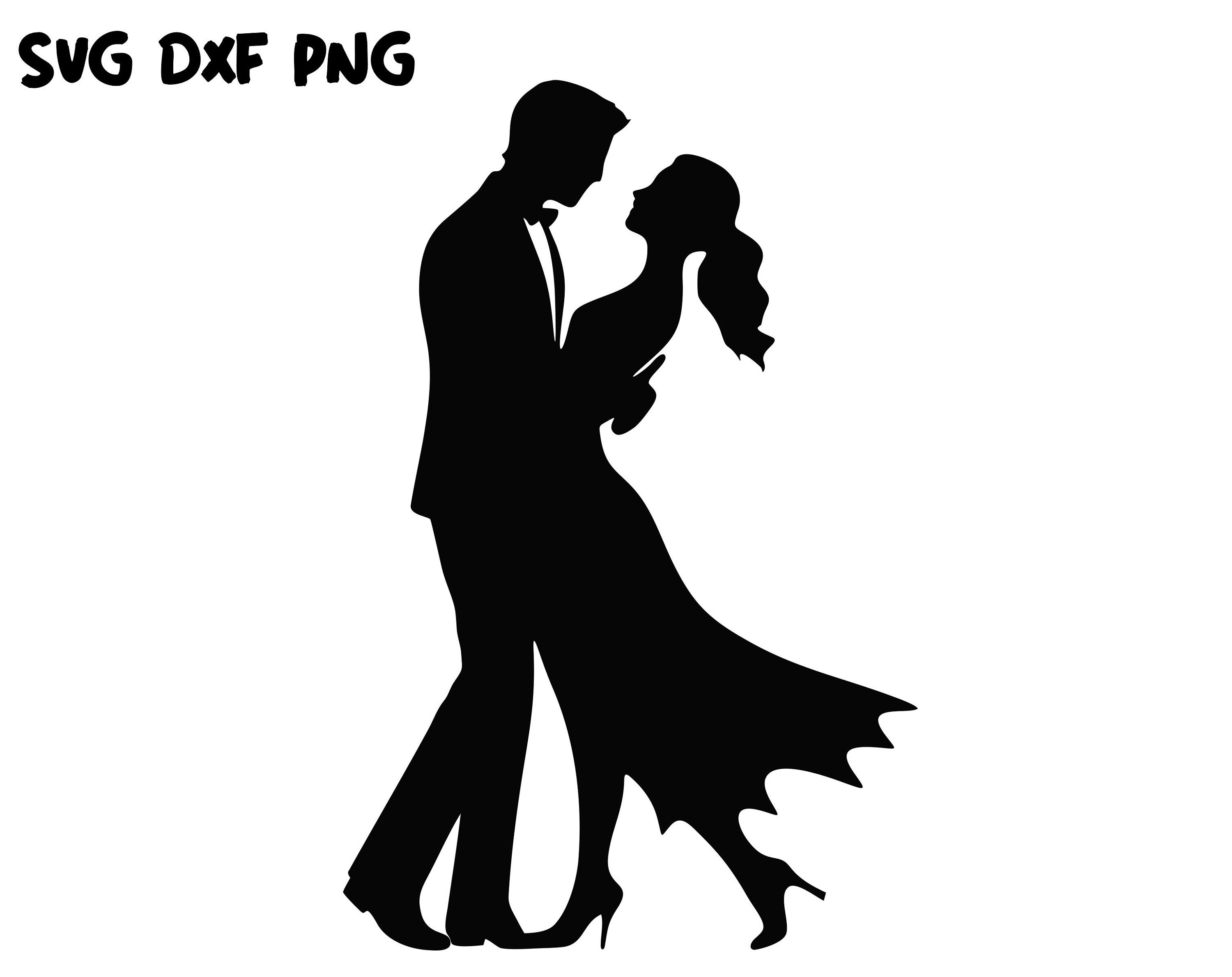 Prom Couple Silhouette