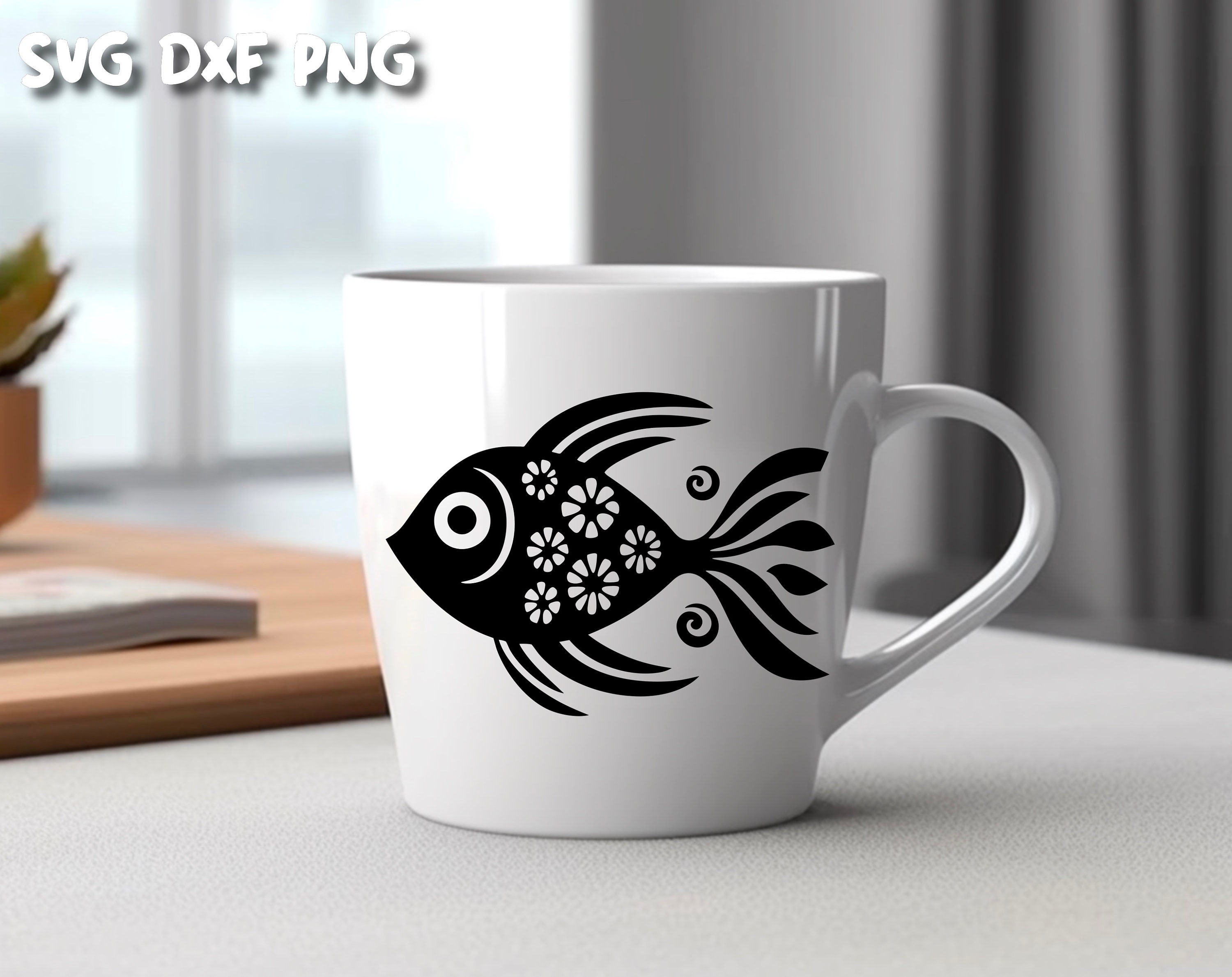 Fish Cut Filesclipart Fish Vector Fish Svg Dxf Png Fishing - Etsy