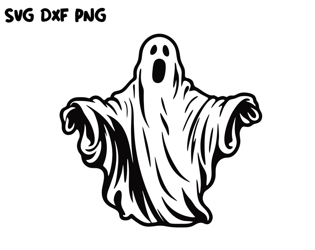 Ghost SVG Halloween SVG Simple Ghost Svg Seasonal SVG Halloween Themed ...