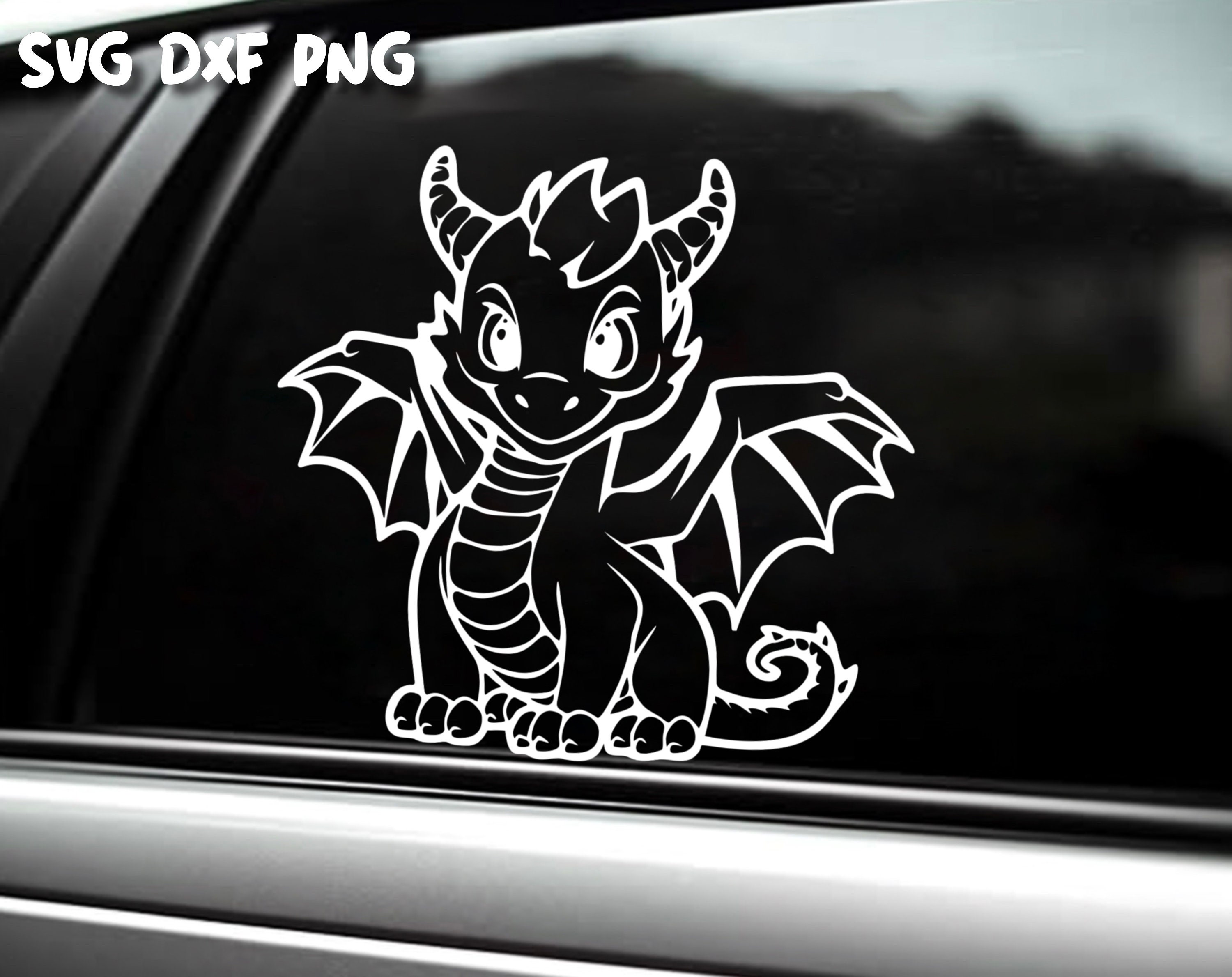 Baby Dragon SVG Fantasy SVG Cute Mythical Animal SVG Cricut - Etsy