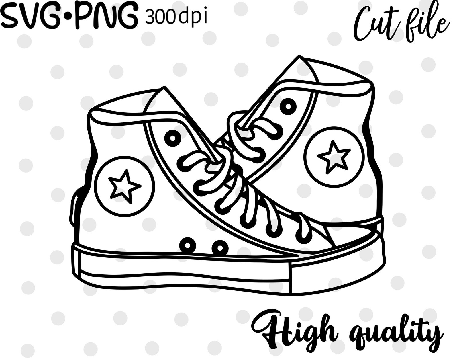 Sneakers SVG, Sneakers Clipart, Sneakers Svg Cut File, Sneakers Cut ...