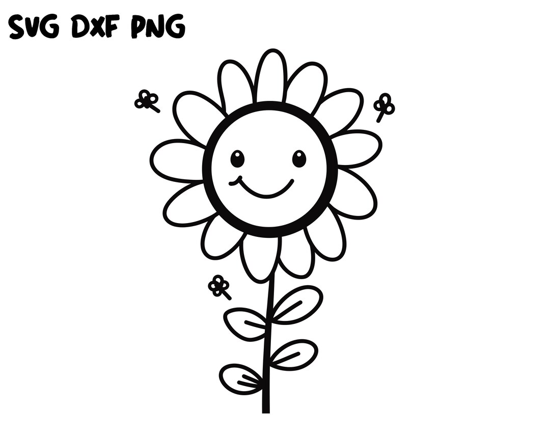 Smiley Face Daisy Svg, Retro Smiley Daisy, Flower Smiley Face, Daisy ...