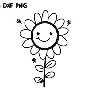 Smiley Face Daisy Svg, Retro Smiley Daisy, Flower Smiley Face, Daisy ...