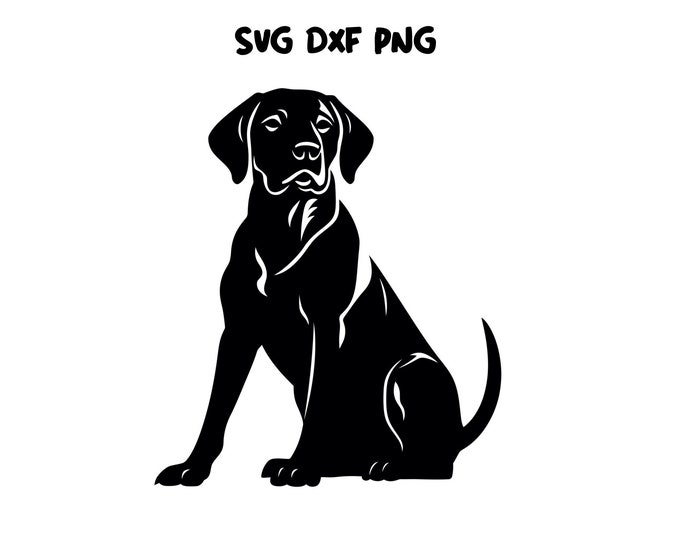 Labrador Retriever Svg Clipart Portrait Dog Vector Art, LAB Cut File ...