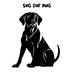 Labrador Svg File, Black Lab Labrador Silhouette Pet Dog Cut Vector Svg ...
