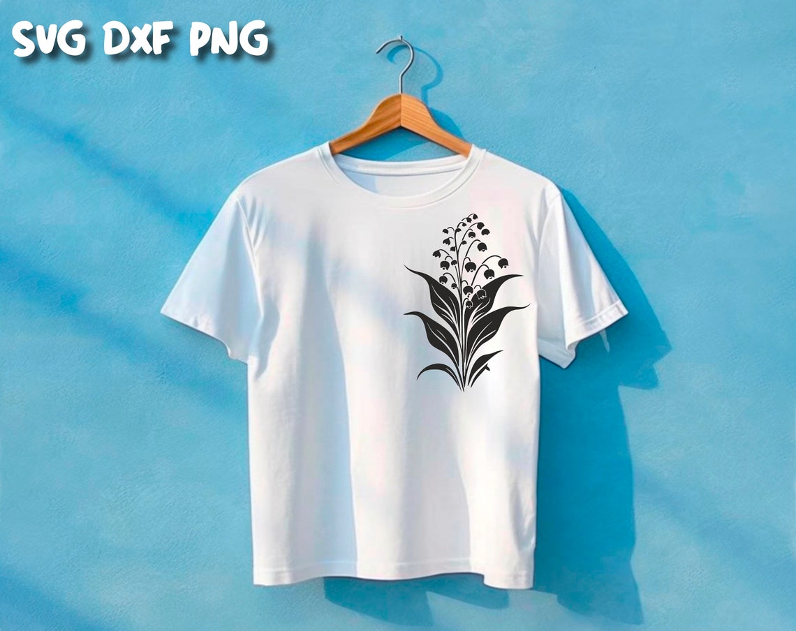 Lily of the Valley SVG May Birth Flower SVG Birth Month - Etsy