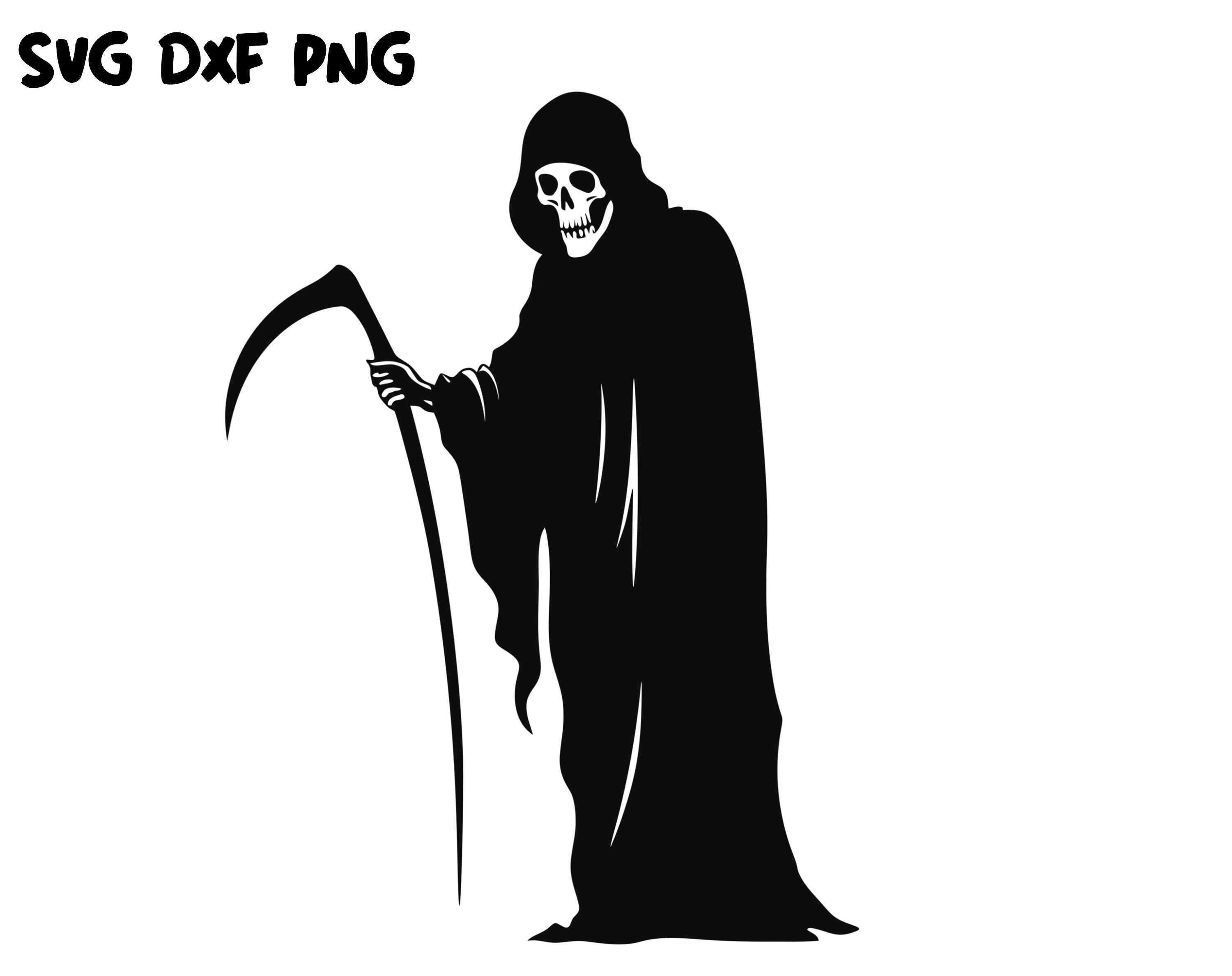 Grim Reaper Svg File Halloween Svg Death Svg Skeleton Svg - Etsy España