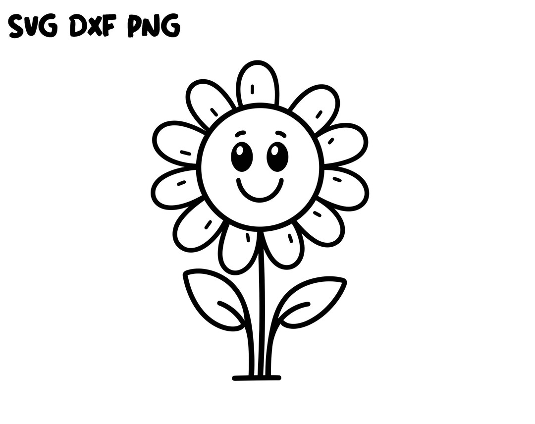 Smiley Face Daisy Svg, Retro Smiley Daisy, Flower Smiley Face, Daisy ...