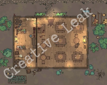 Tavern Battle Map - Etsy