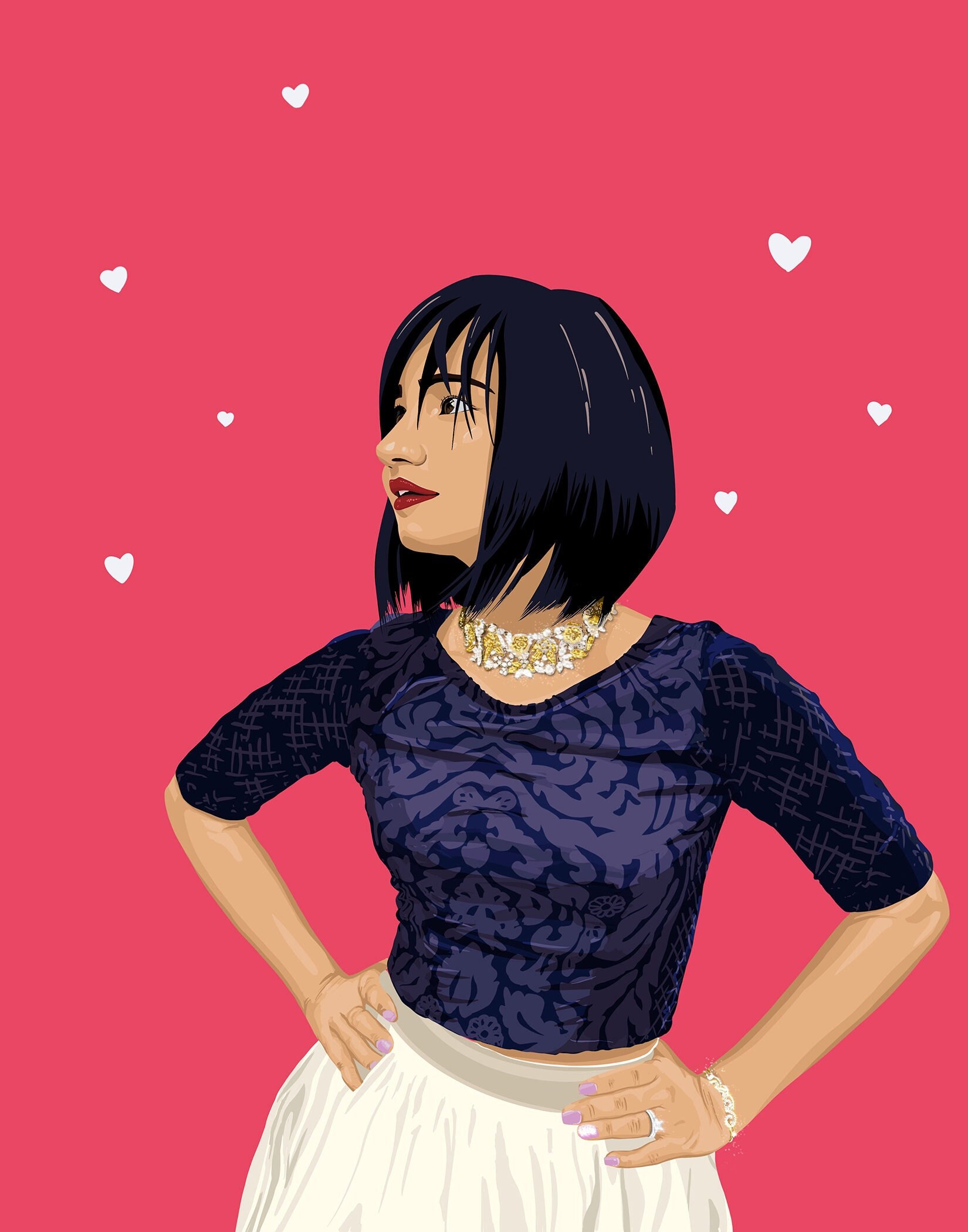 Personalized digital art: Full body fully colored - portalrrnoticias.com.br