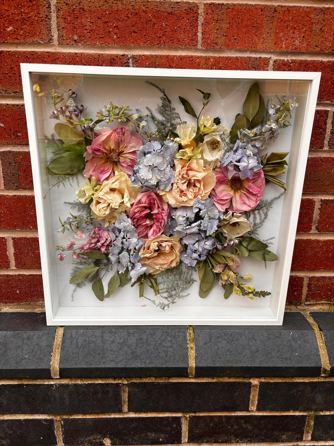 Wedding Flower Preservation Frame / Flower Preservation / Framed ...