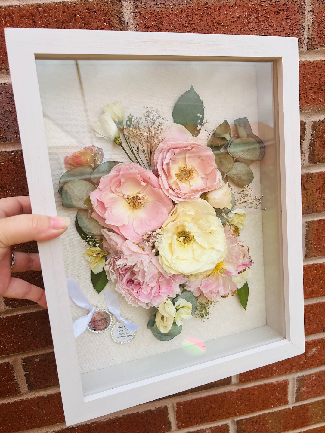 Flower Preservation Frame / Framed Wedding Flowers / Wedding Flower ...