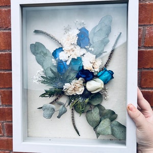Flower Preservation Frame / Framed Wedding Flowers / Wedding Flower ...