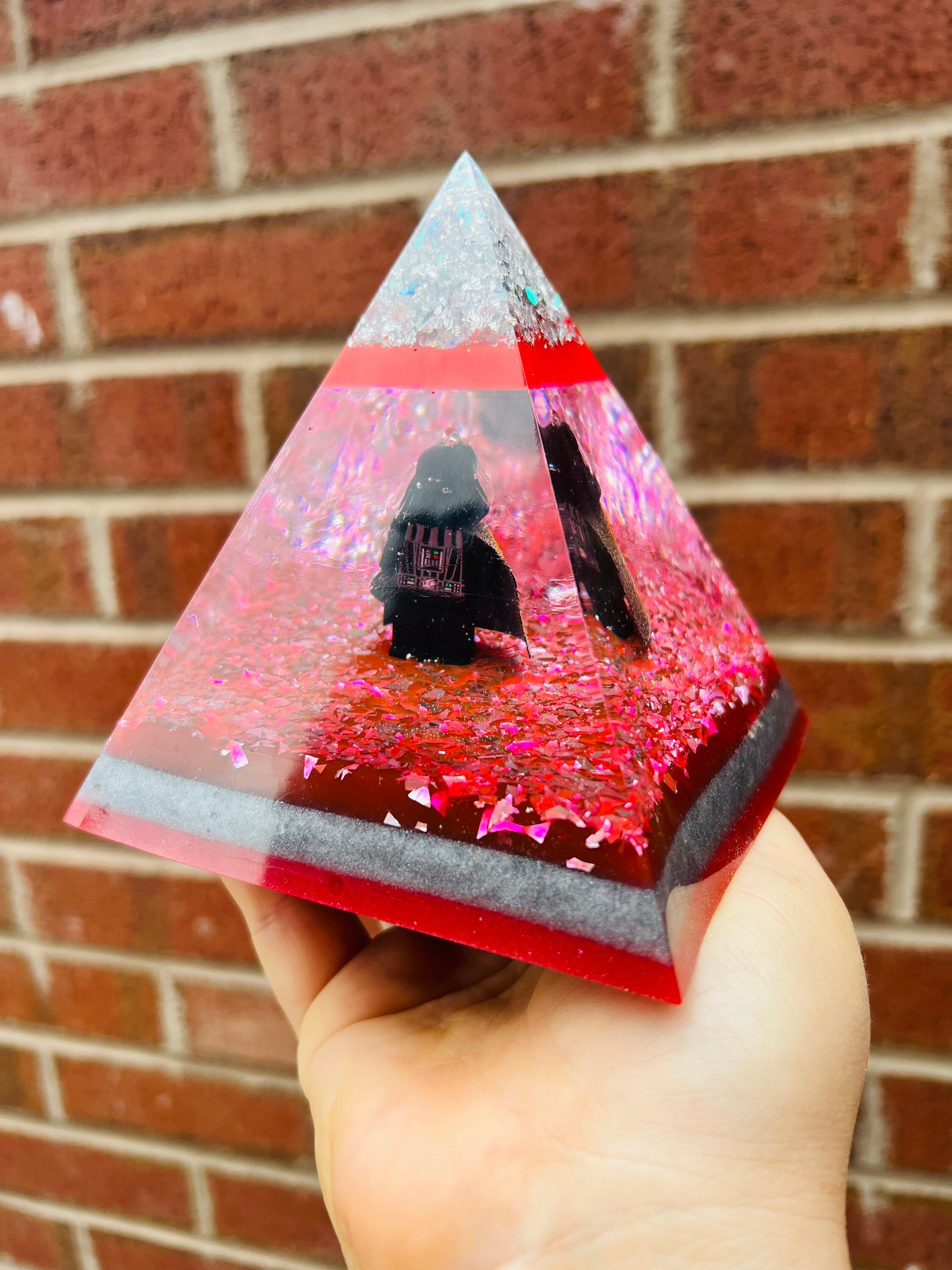 Cremation Ashes Keepsake Resin Pyramid / Pet Ashes / Resin - Etsy UK