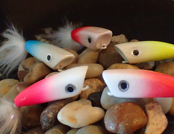 Saltwater Popper Fly Fly Tying Saltwater Flies Topwater - Etsy