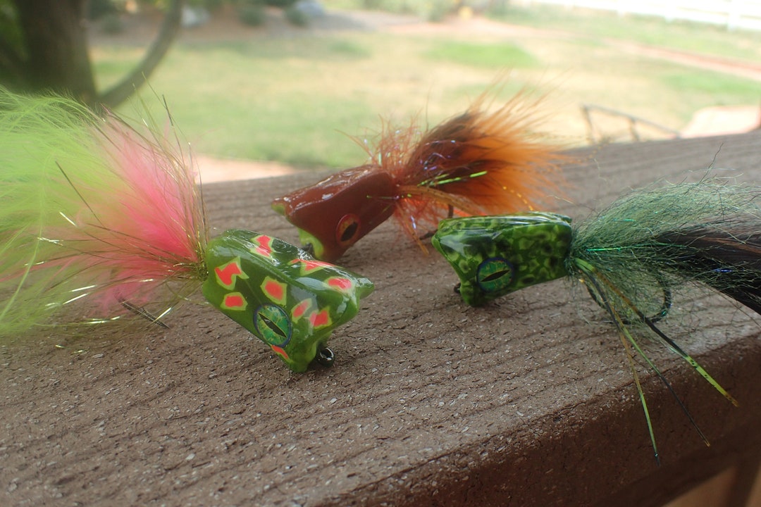 Frog Popper Fly for Largemouth Bass - Etsy
