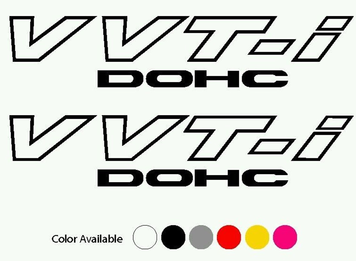 Vvt-i decals 2 vvti decal sticker celica scion tc xb matrix | Etsy