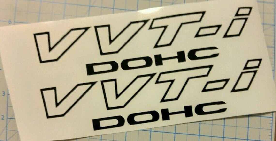 Vvt-i decals 2 vvti decal sticker celica scion tc xb matrix | Etsy