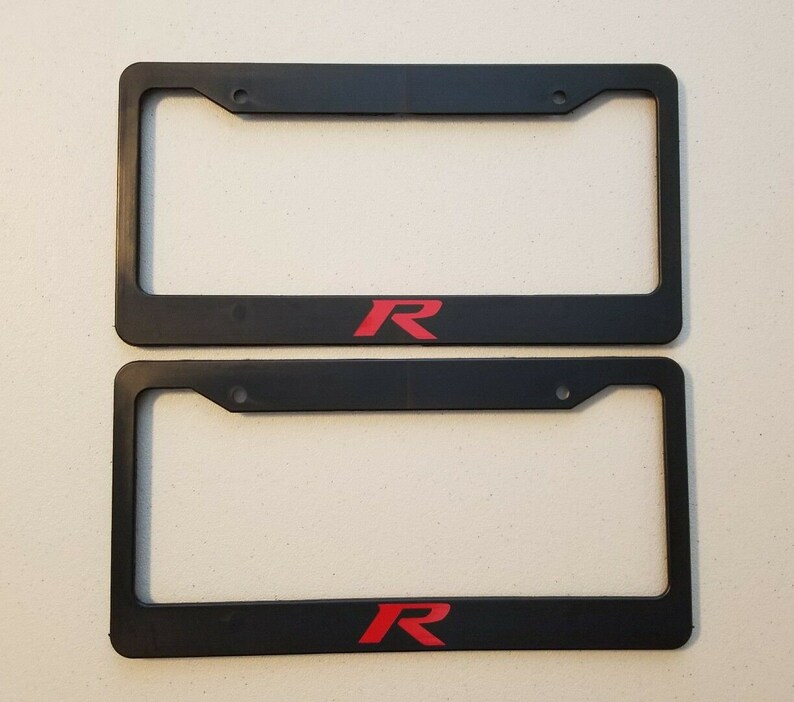 Honda civic type r license plate frames jdm racing vtech | Etsy