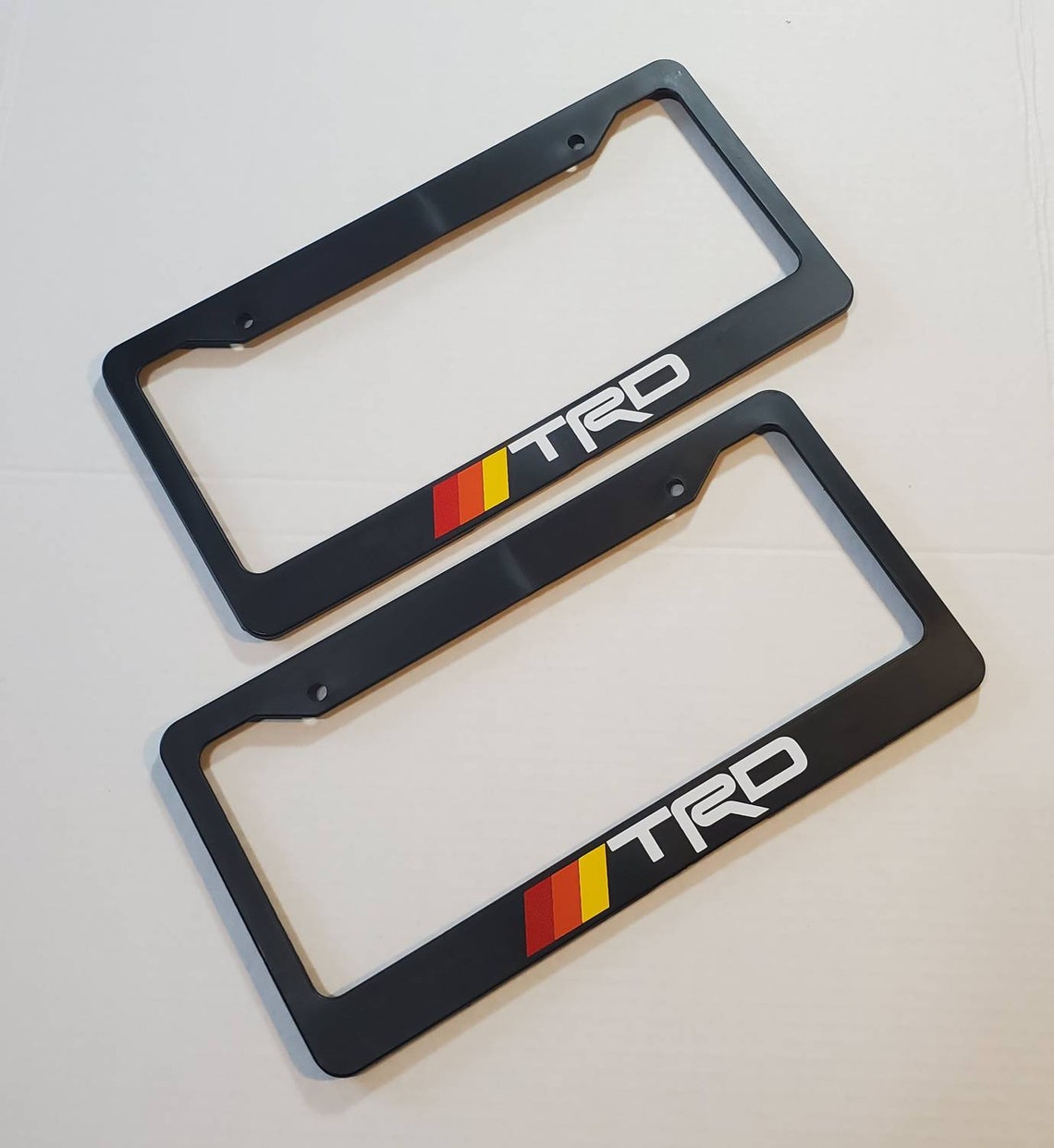 Toyota Retro Style TRD Tri Color Jdm License Plate Frames - Etsy